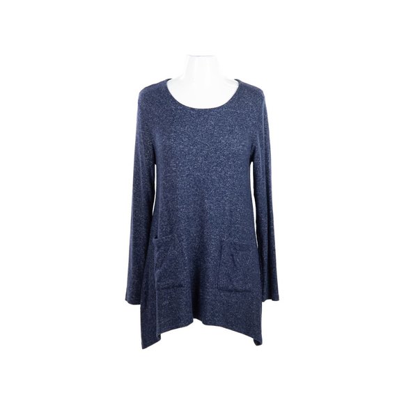 Laura Scott | Tops | Laura Scott Blouses Med Navy | Poshmark